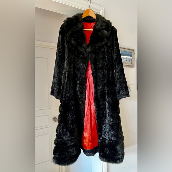 Juli de Roma | Jackets & Coats | Vintage Full Length Faux Fur Coat By ...